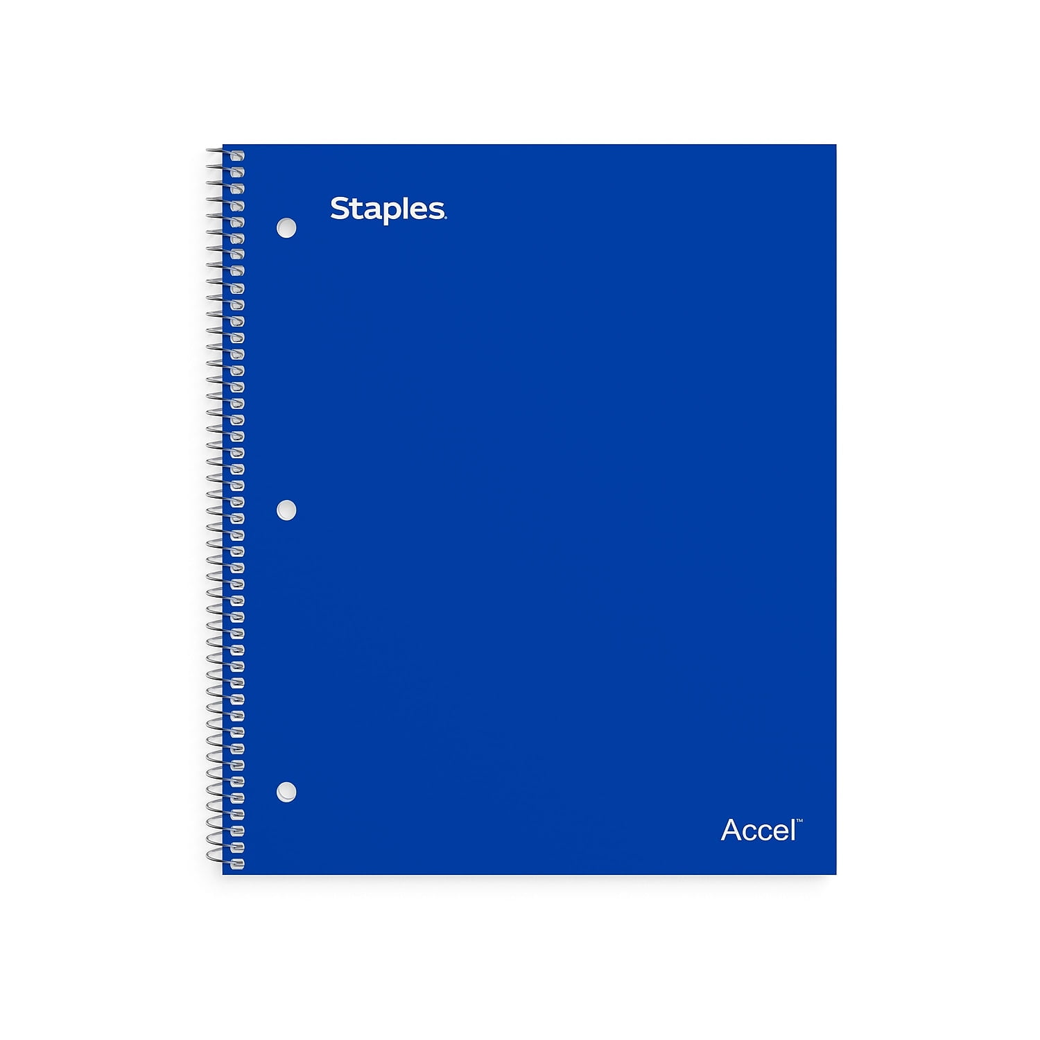 Staples Accel Durable Poly Cover 1 Subj Notebook Wide Ruled 8" x 10-1/2 ...