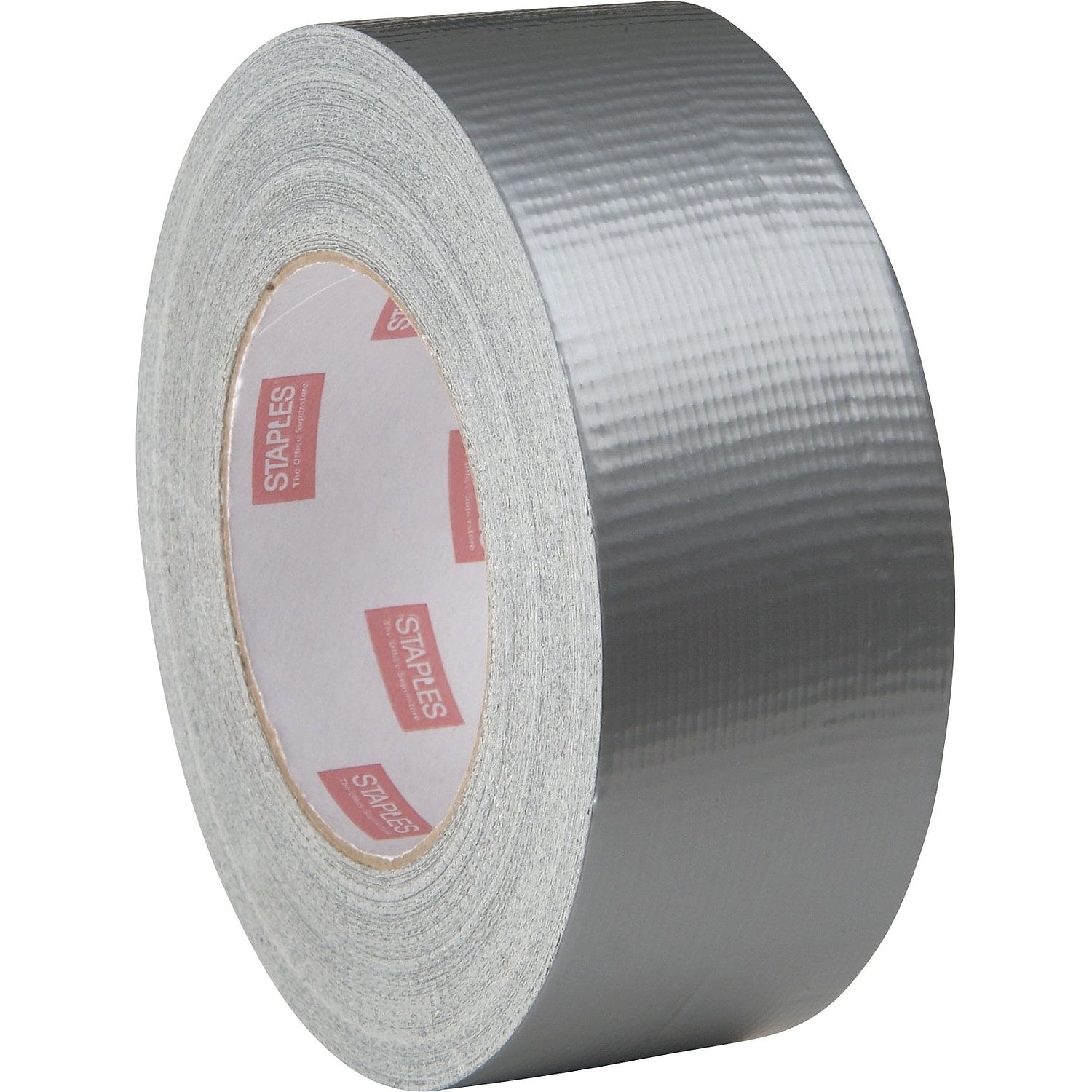 Staples Acrylic Utility Duct Tape Std Grade Silver 2" x 60 yds 1 Rl ...