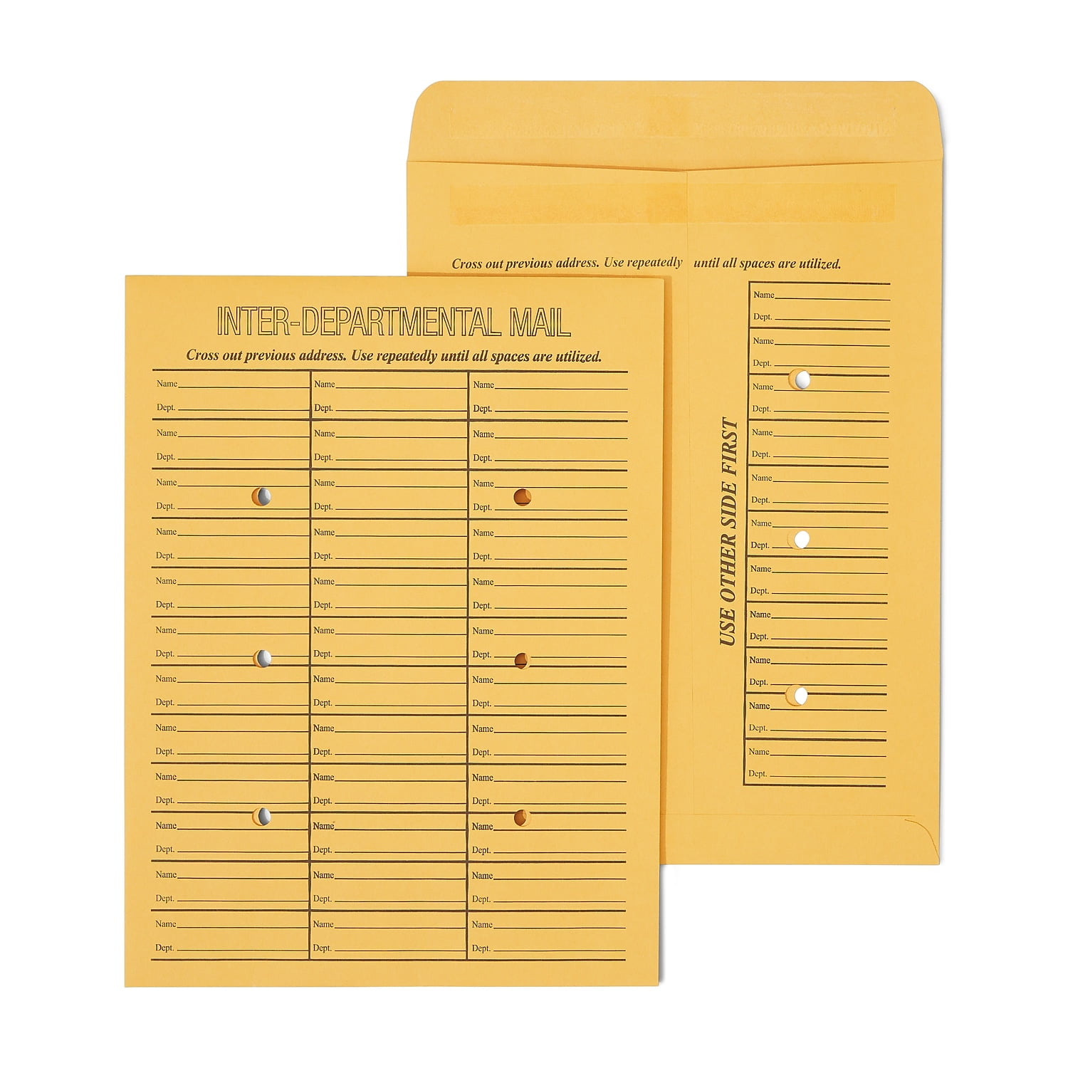 Staples Adhesive Inter-Departmental Envelope 10" x 13" Brown 200/Carton ...