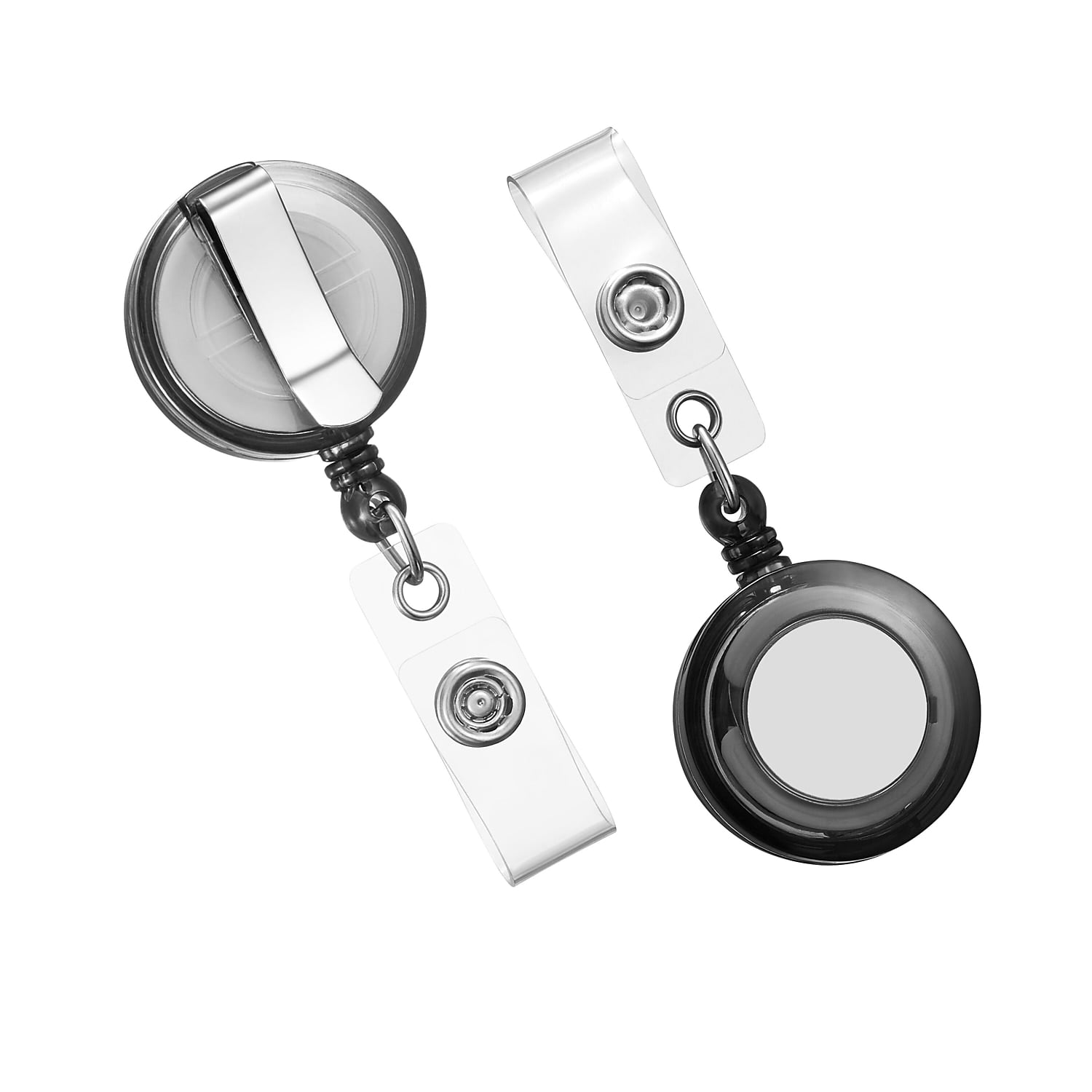 Staples Badge Reels 33" Retractable Cord Length Vinyl/Metal Assorted ...