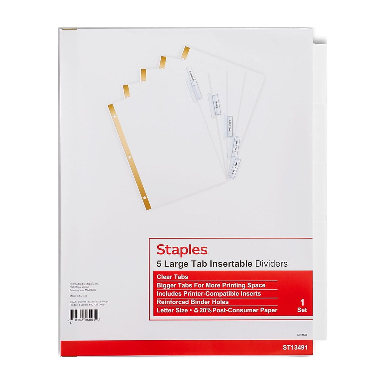 Dividers Staples