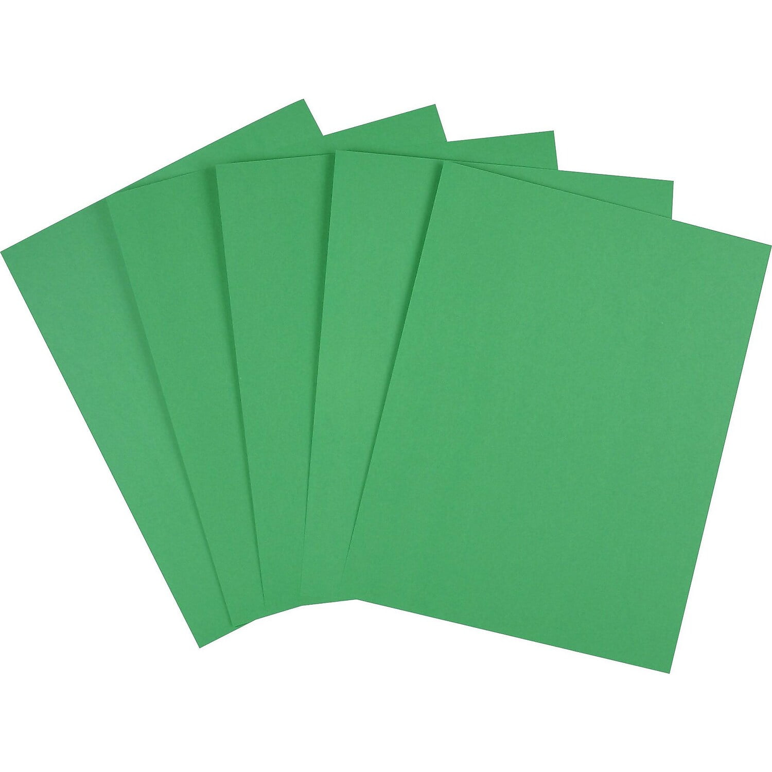 Staples Brights Multipurpose Paper 24 lbs. 8.5" x 11" Dark Green 500 ...