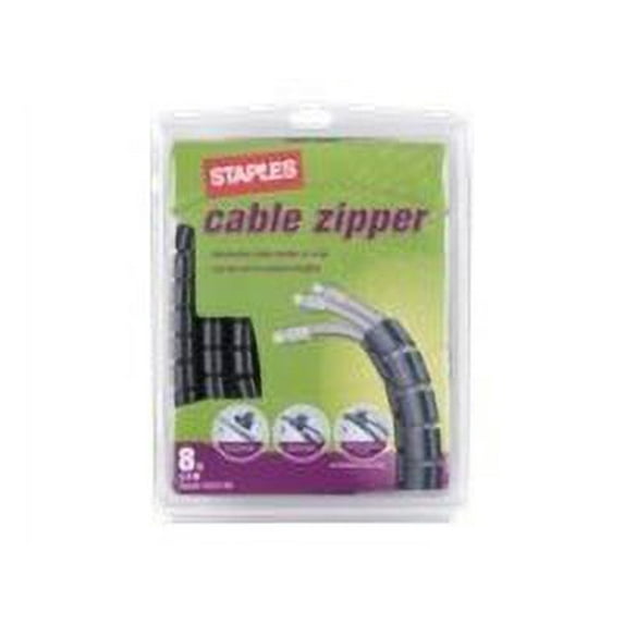 Staples Cable Zipper - Cable wrap - 8 ft - Walmart.com