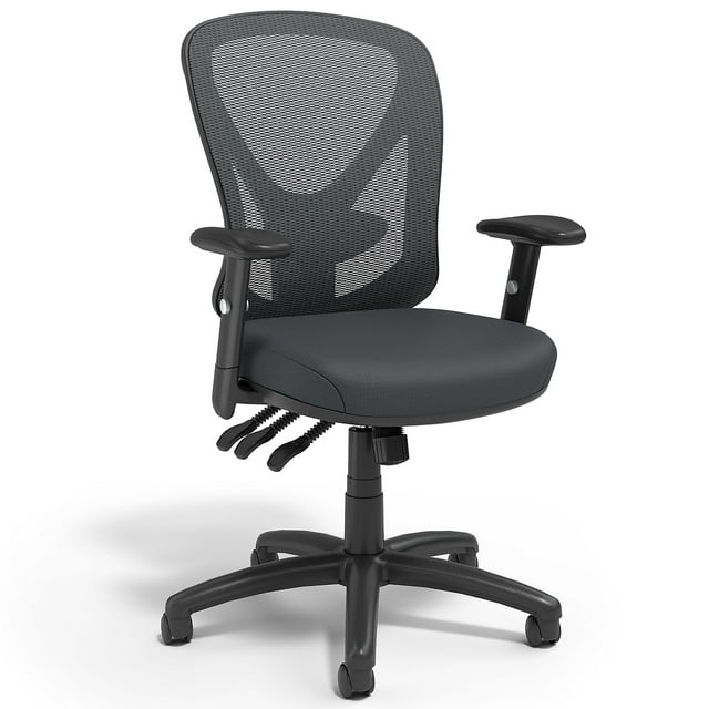 Staples Carder Ergonomic Office Chair, Black Mesh Back, Height ...