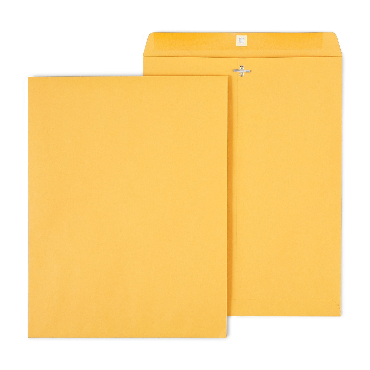 "Staples 12"" x 15.5"" Large Clasp Kraft Envelopes with Moistenable ...