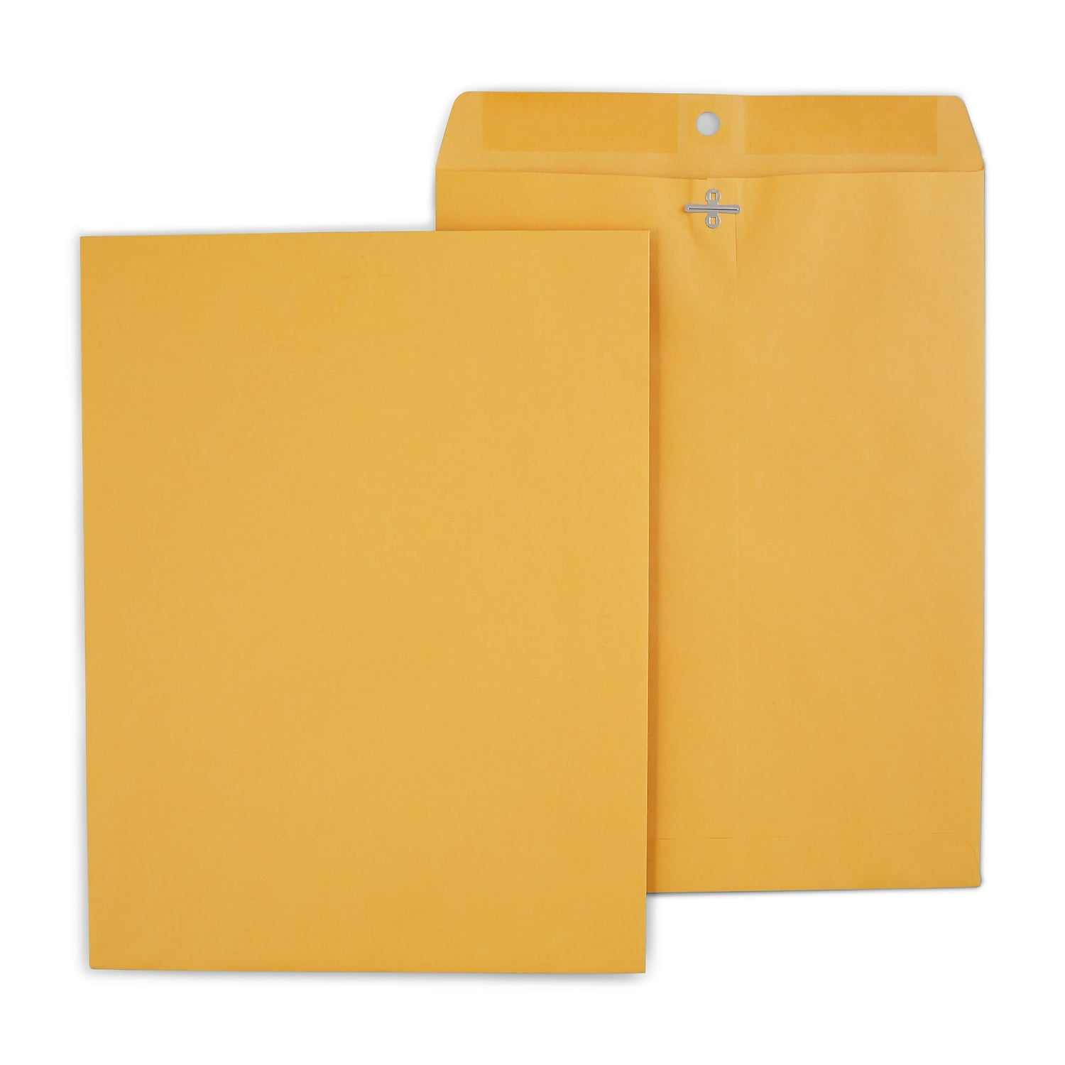 Staples 10"L x 13"H Brown Kraft Clasp Envelopes, Security Seal, Letter ...
