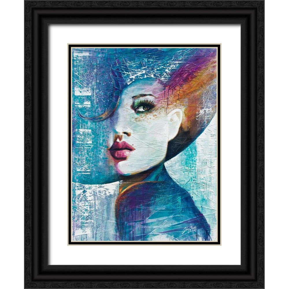 Staples, Colin John 19x24 Black Ornate Wood Framed with Double Matting ...