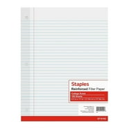 Five Star Reinforced Filler Paper, College Ruled, 100 Sheets/Pack ...