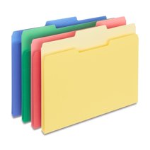 Pendaflex Glow Twisted 3-Tab File Folder Letter Size Multicolor 40526 ...