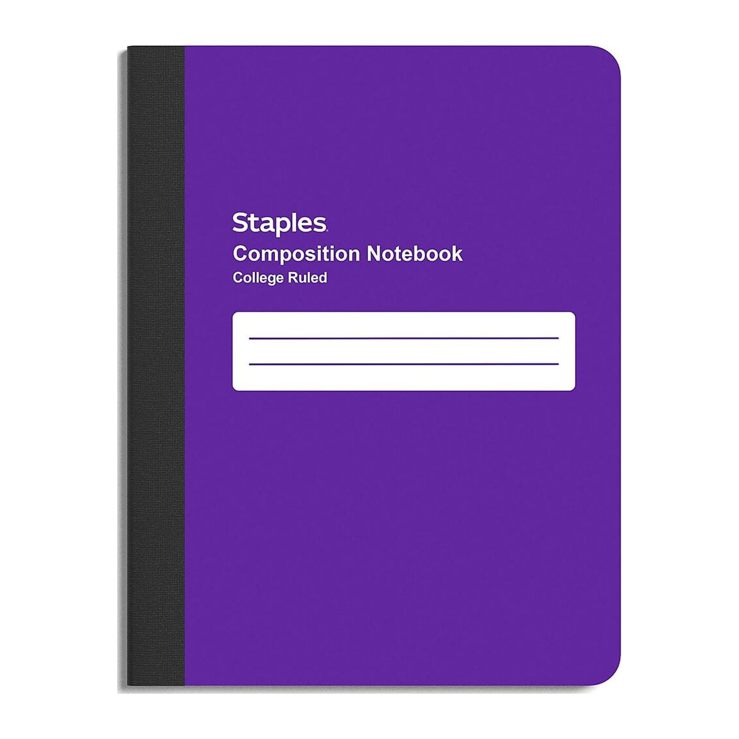 Staples Composition Notebook 7.5" x 9.75" College Ruled 80 Sheets ...