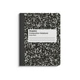 Staples Composition Notebook 7.5" x 9.75" Graph Ruled 80 Sheets Black ...