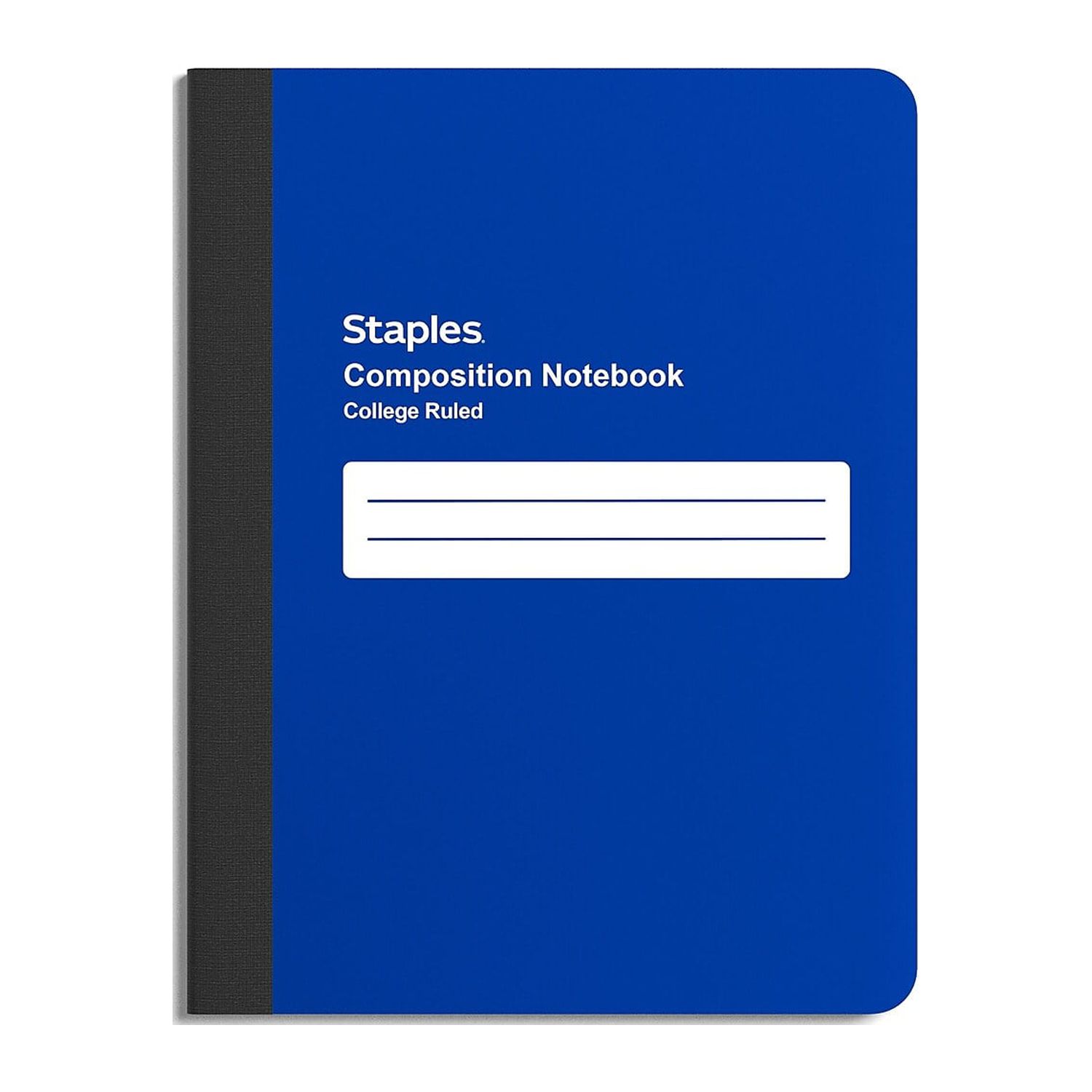 Staples Composition Notebook 9.75" x 7.5" College Ruled 70 Sh. Blue ...