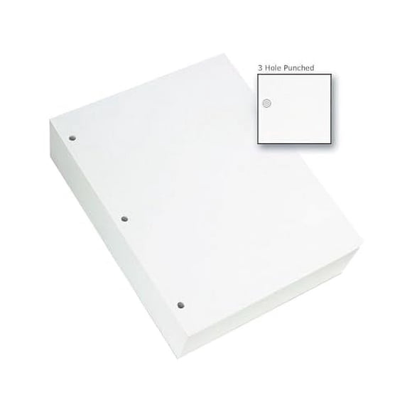 3 Hole Punched Paper