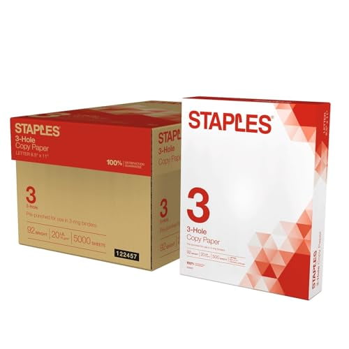 3 Hole Punched Paper