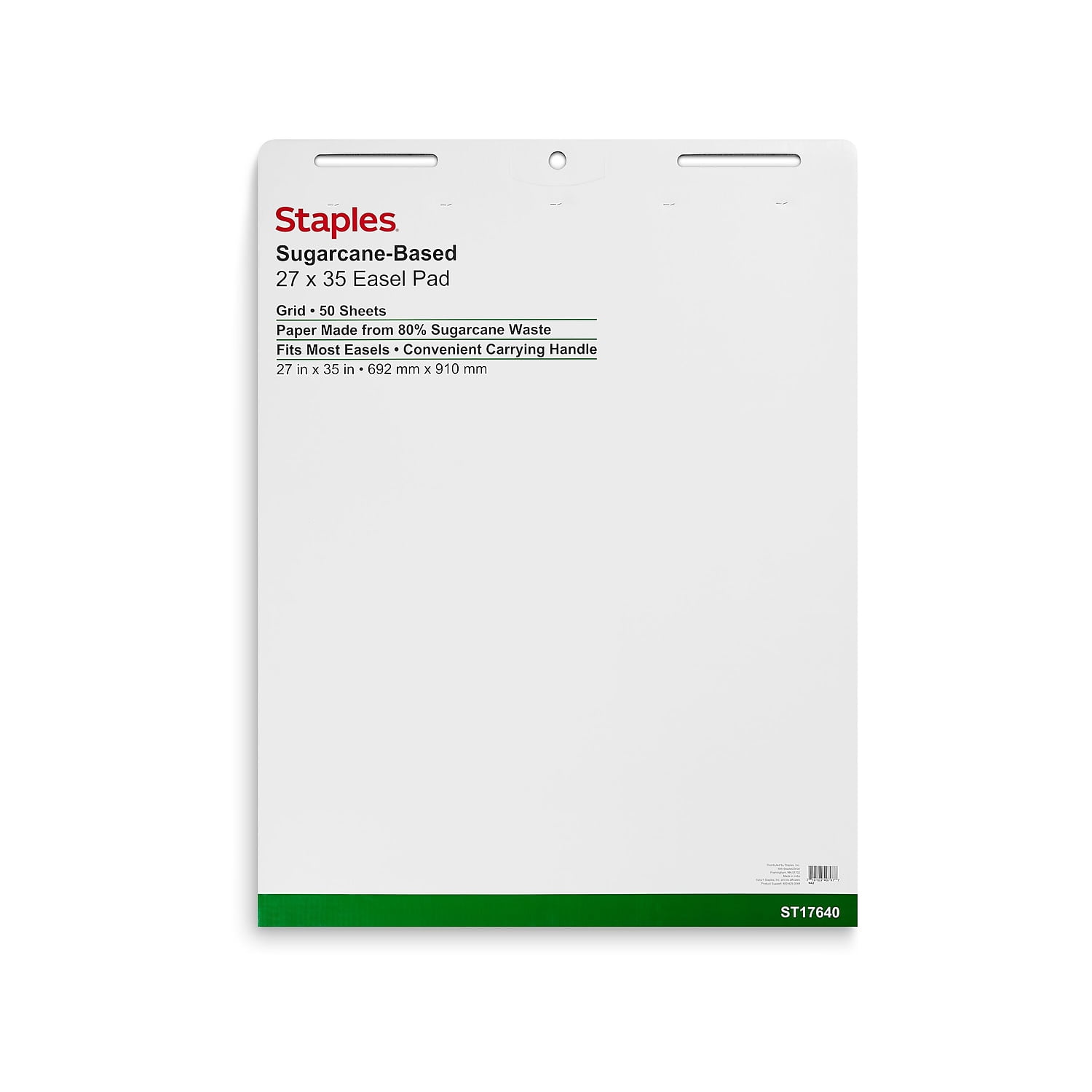 Staples Easel Pads 27" x 35" White 50 Sheets/Pad 4 Pads/Carton (ST17640 ...
