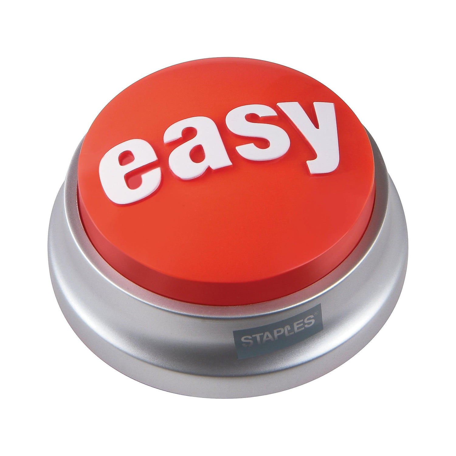 Staples Easy Button Red/Silver 3/Pack 25178VS - Walmart.com