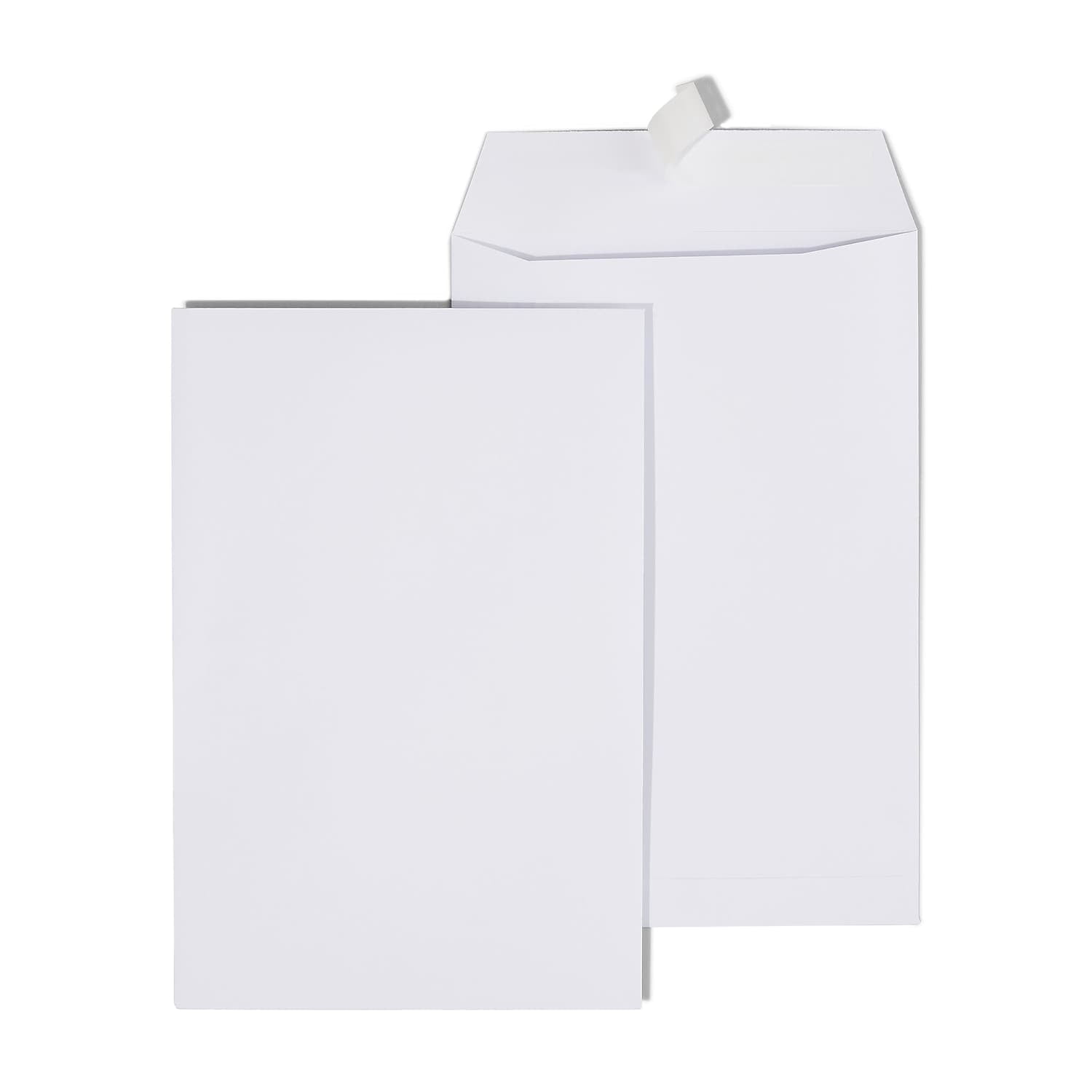 Staples EasyClose White Wove Catalog Envelopes, Peel Seal, 6' x 9 ...