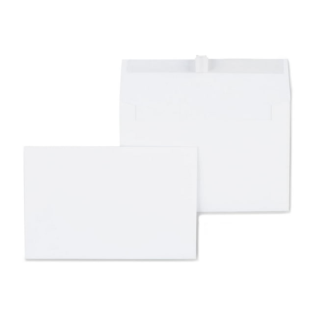Staples EasyClose Self-Seal White Paper Envelopes for Greeting Cards ...