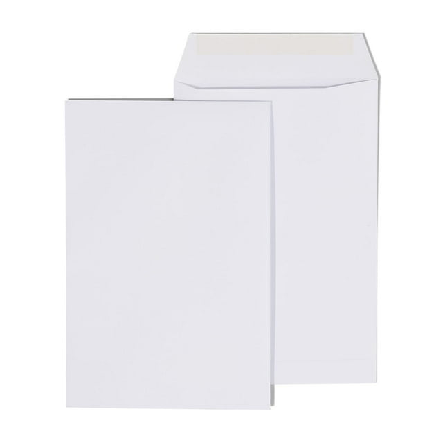 "Staples Economy 6"" x 9"" White Catalog Envelopes, Gummed, Secure for ...