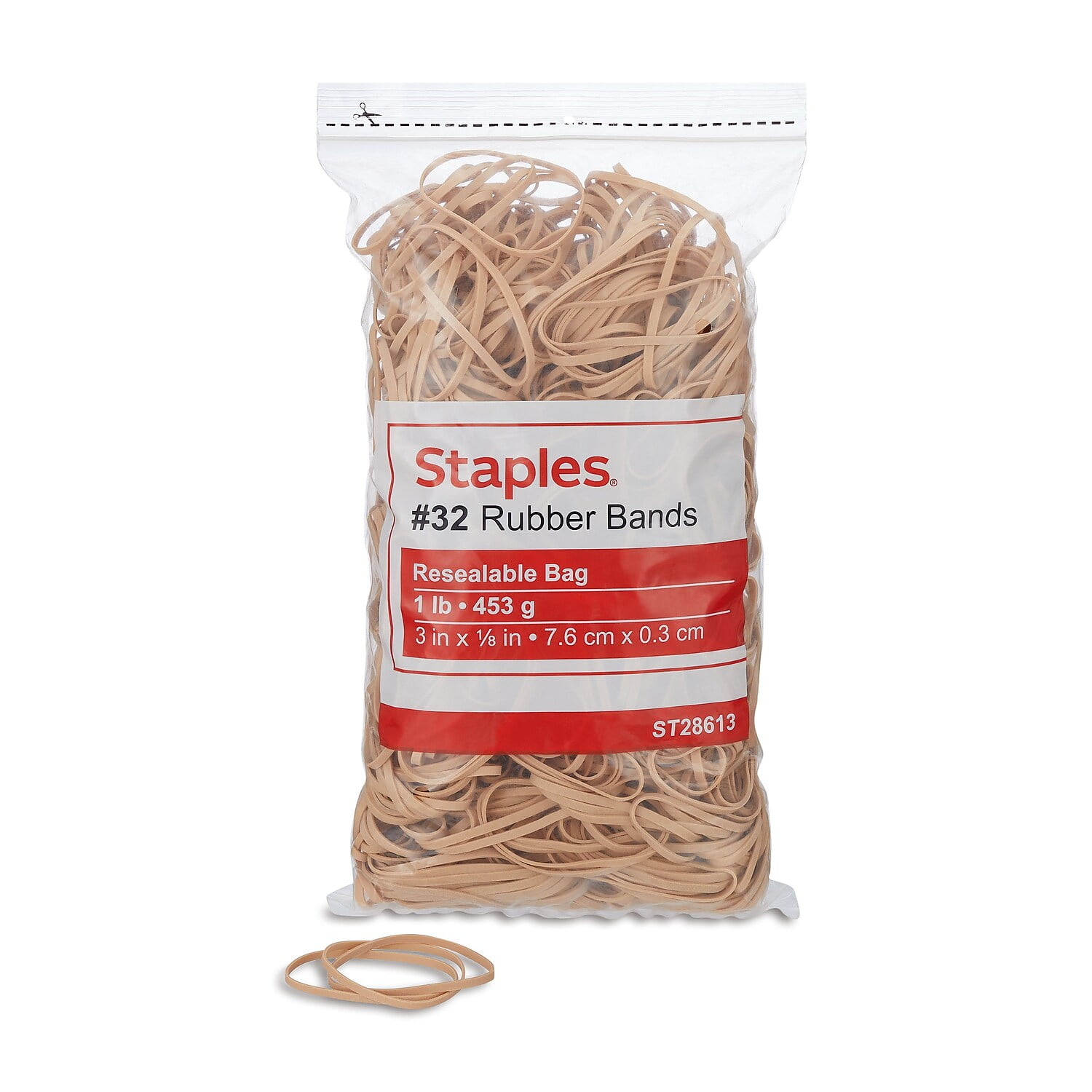 Staples, Rubber Bands, Size #32, 900/Pack in Beige - Walmart.com