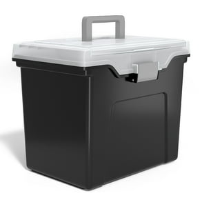 plastic file boxes with handles