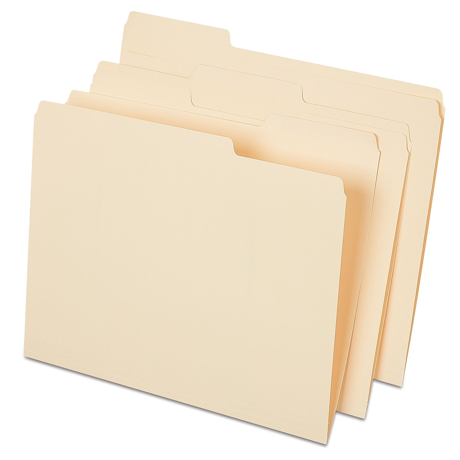 Staples Manila Top-Tab File Folders, 1/3-Cut Tab, Letter Size, 50/Pack ...