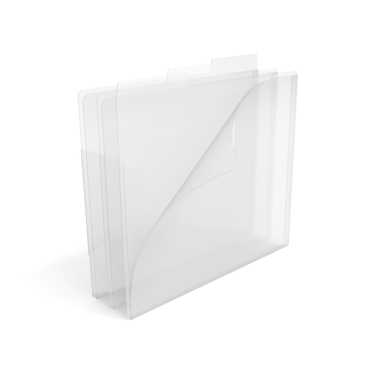 Pendaflex Color Jacs Transparent File Jackets, Letter, Clear, Box of 50 ...