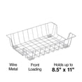 Staples Front Loading Letter Tray Chrome Steel 3/Pack ST10849-CCVS ...