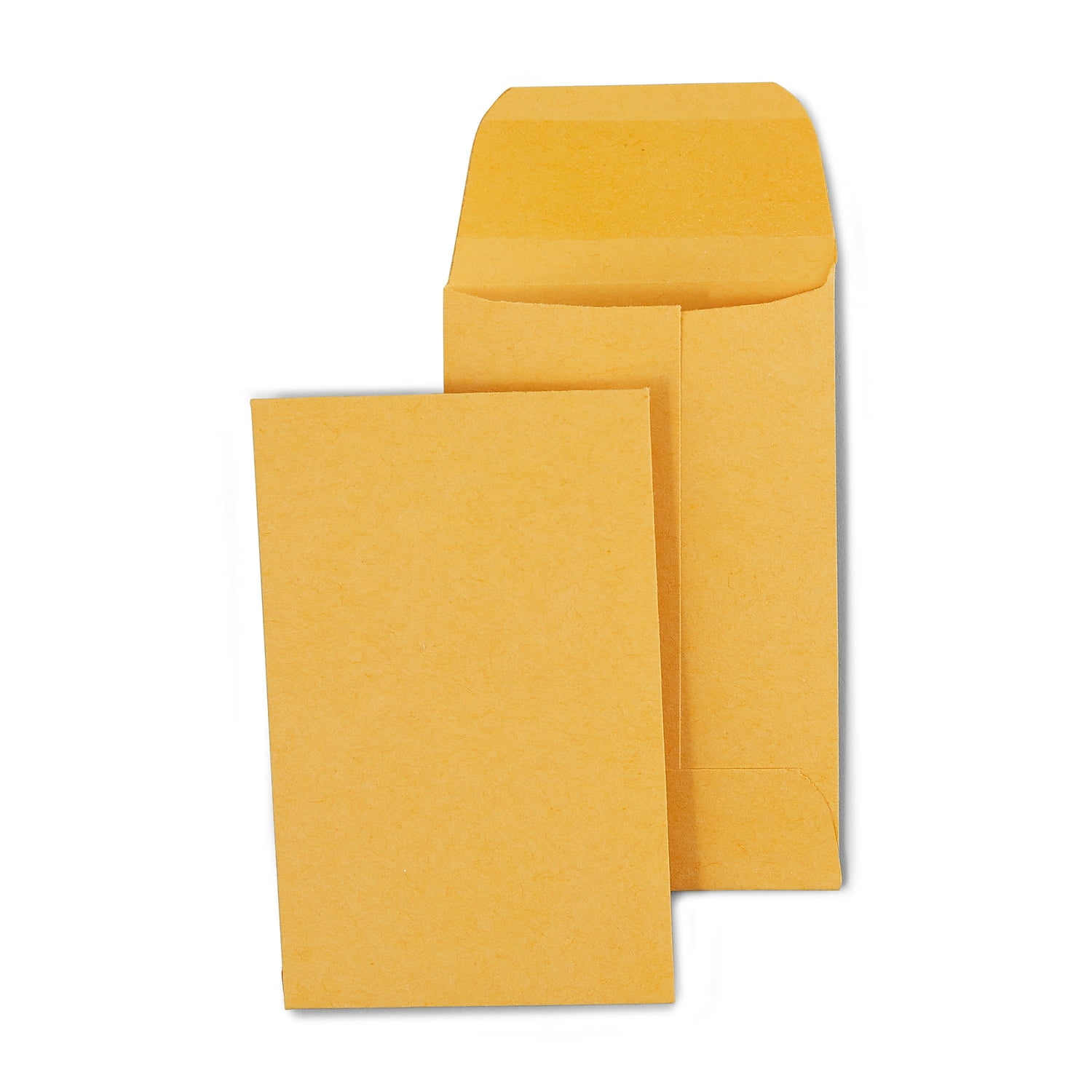 Staples #1 Kraft Gummed Currency Envelope, Business Size 3.5" x 2.25 ...