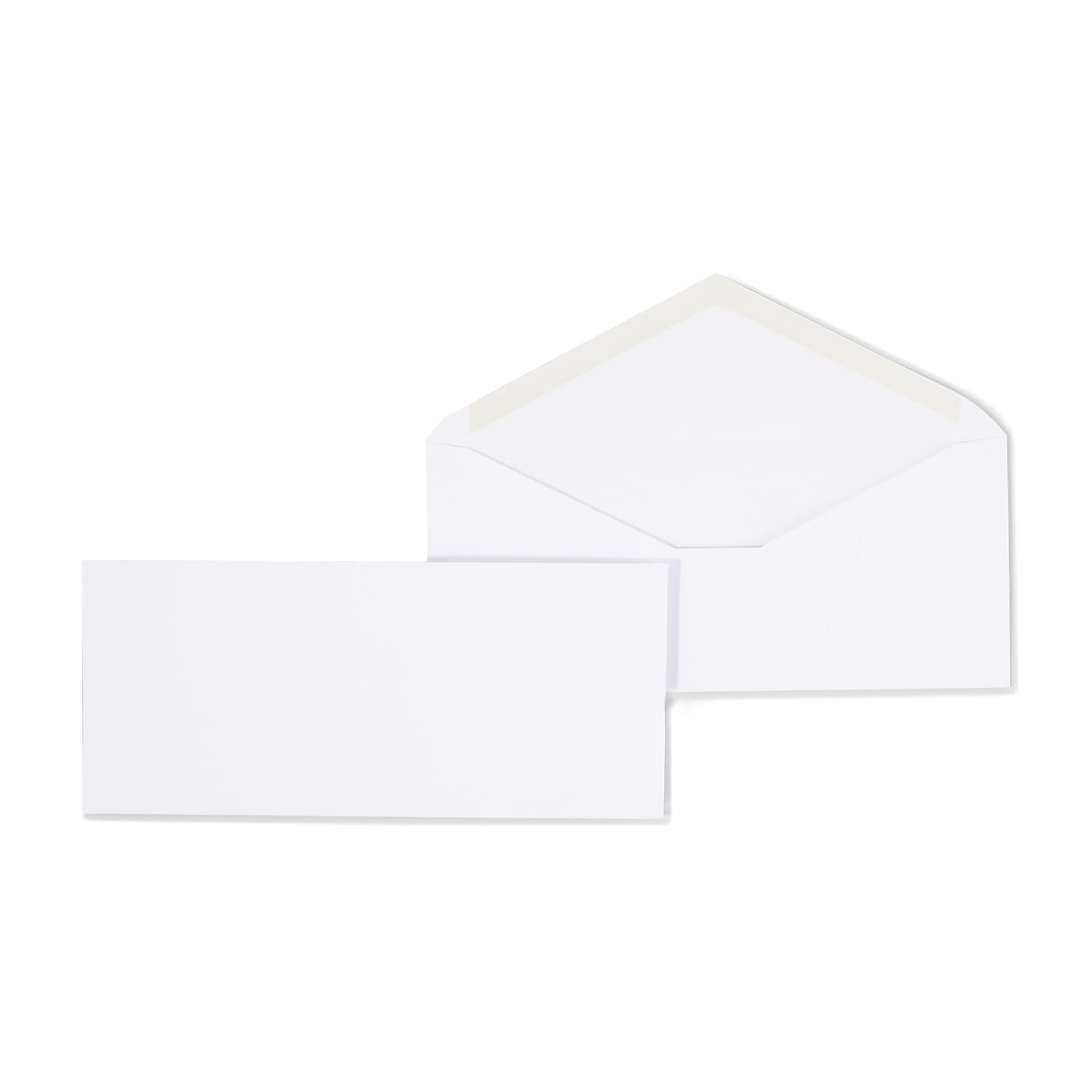 "Staples #10 Gummed Business Envelopes, Mailing Standard, White, 4 1/8 ...