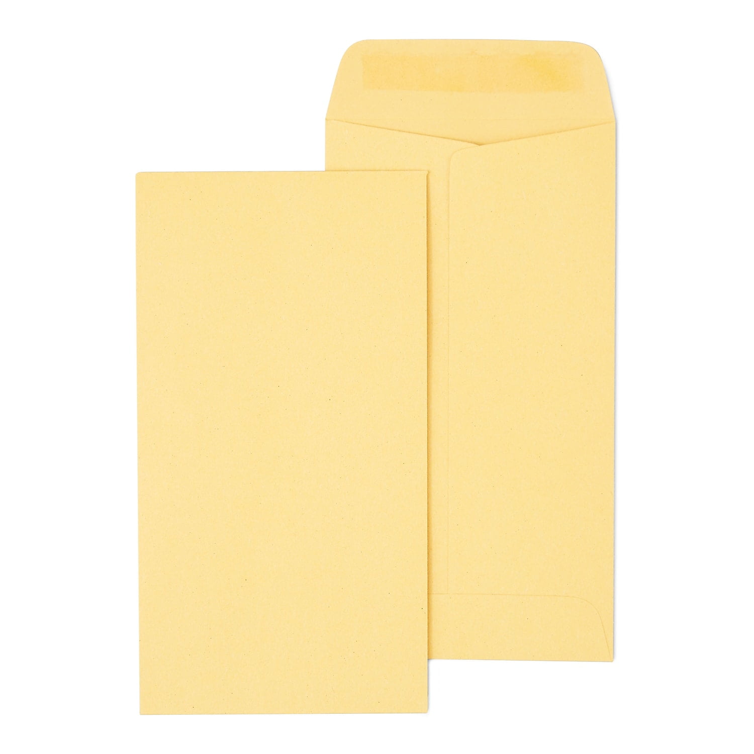 Staples Gummed #7 Currency Envelopes 3 1/2" x 6 1/2" Brown 1000/Carton ST19850-CCVS - Walmart.com