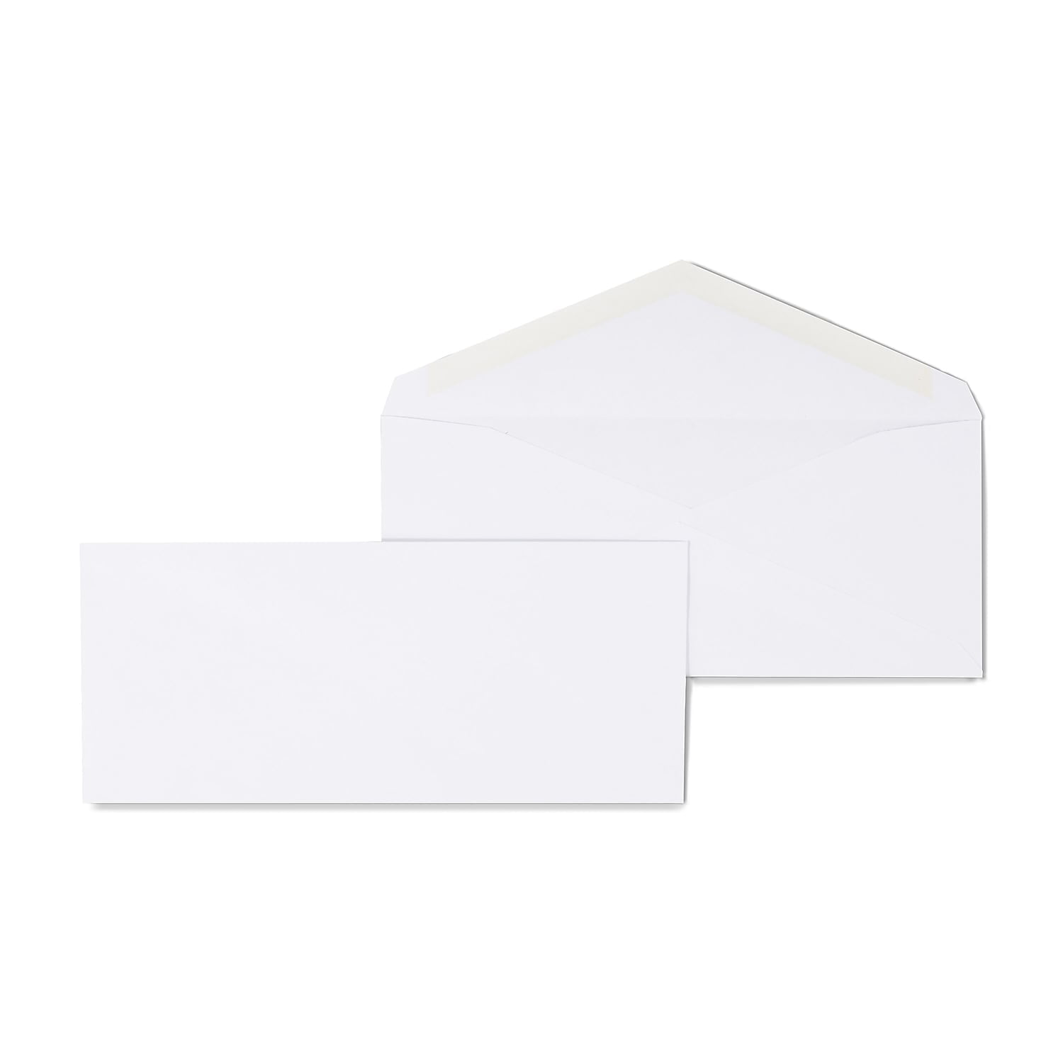"Staples Standard #9 Business Envelopes, Gummed, White, 3 7/8"" x 8 7/8 ...