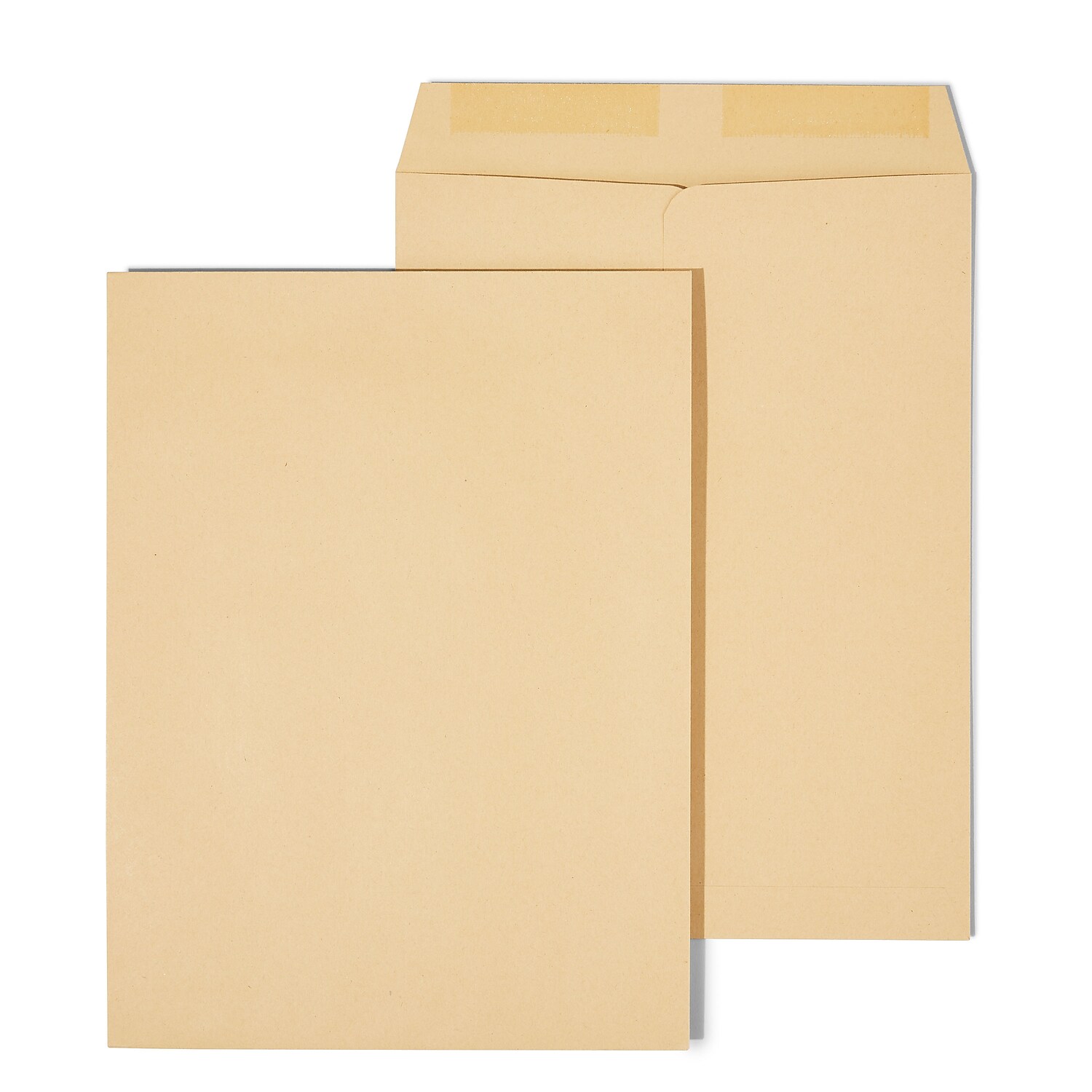 Staples 9"L x 12"H Brown Kraft Catalog Envelopes, Gummed Flap, Heavy ...