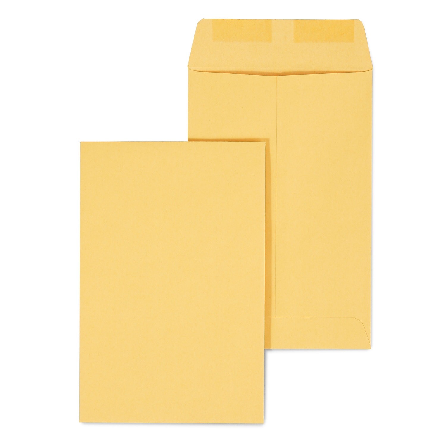Staples Gummed Kraft Catalog Envelopes 9" x 6" Brown 500/Box (381944/ ...