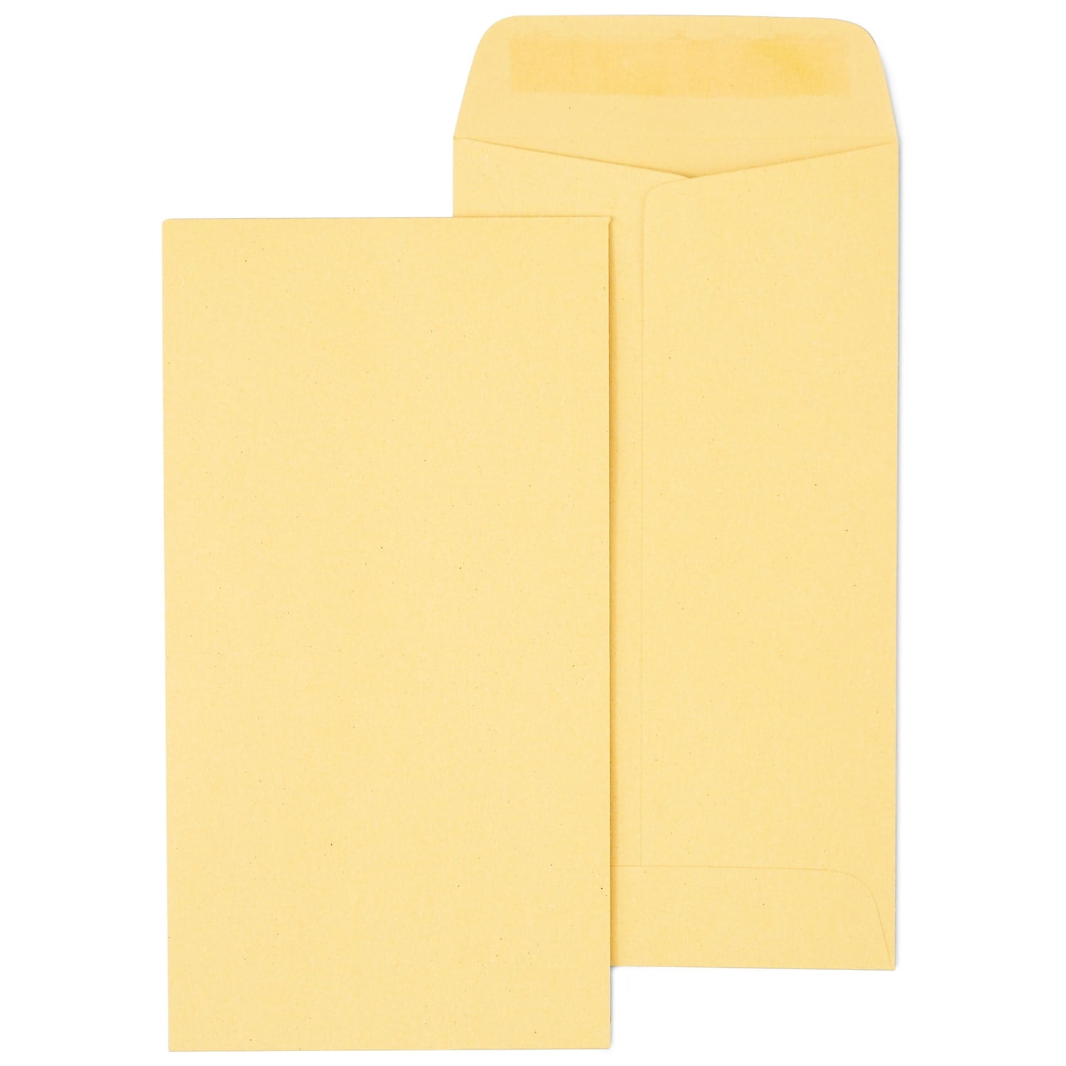 STAPLES Coin Envelopes, Brown Kraft, Gummed Closure, 3.5 x 6.5 Inches ...