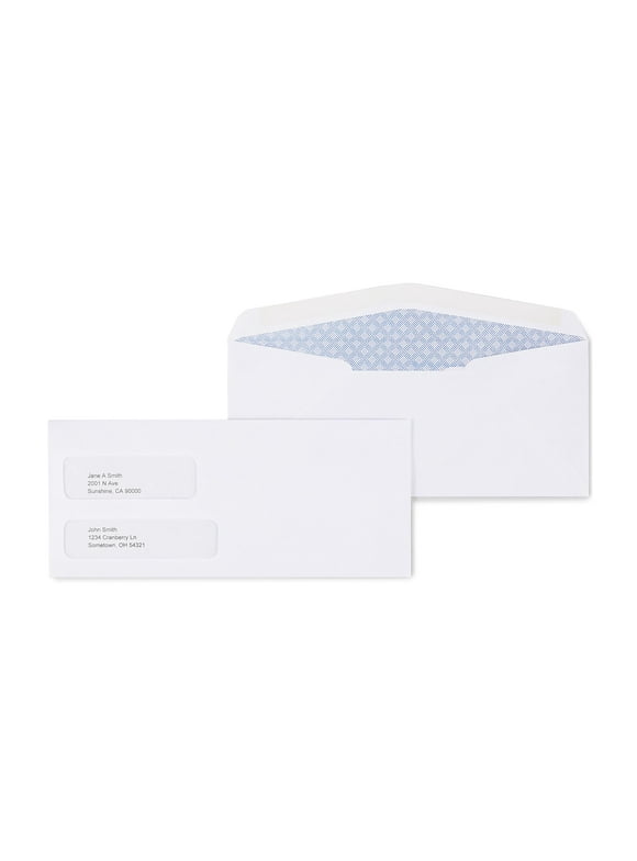 #10 Security Envelopes in #10 Envelopes - Walmart.com