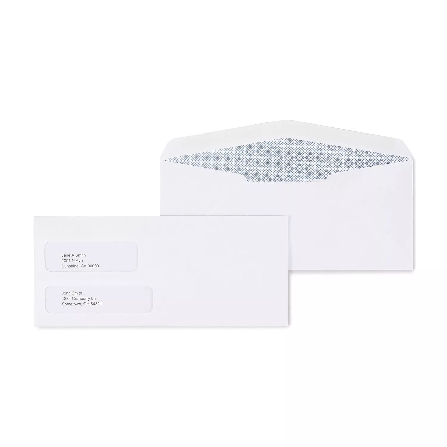 Staples Gummed Security Tinted #10 Business Envelopes 4 1/8" x 9 1/2 ...