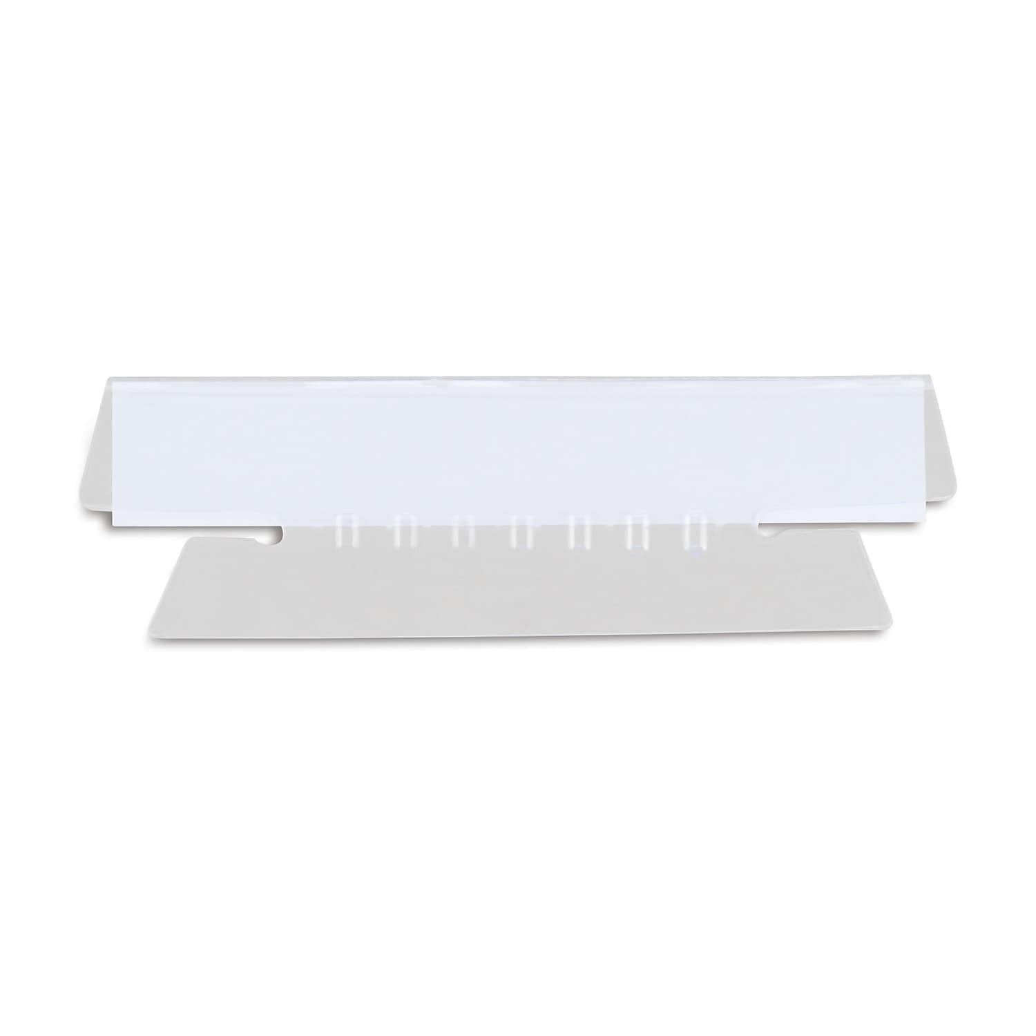 Staples Hanging File Folder Tabs Clear 150/Carton ST10986-CCVS ...