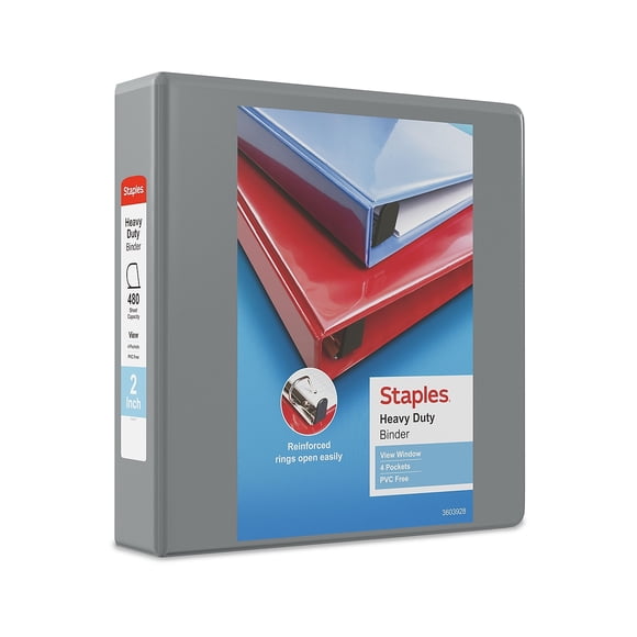 2 Inch Binders in Binder by Ring Size - Walmart.com