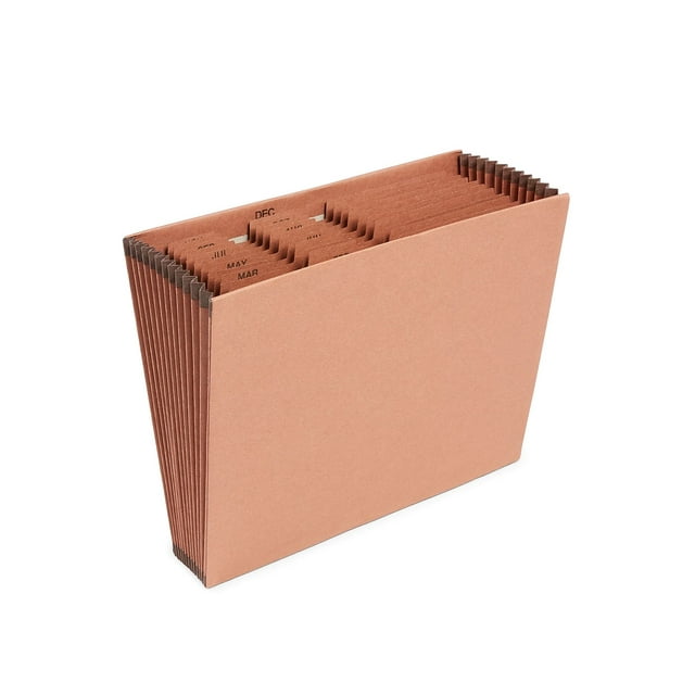 Staples Heavy Duty Reinforced Accordion File Monthly Index 12-Pocket ...