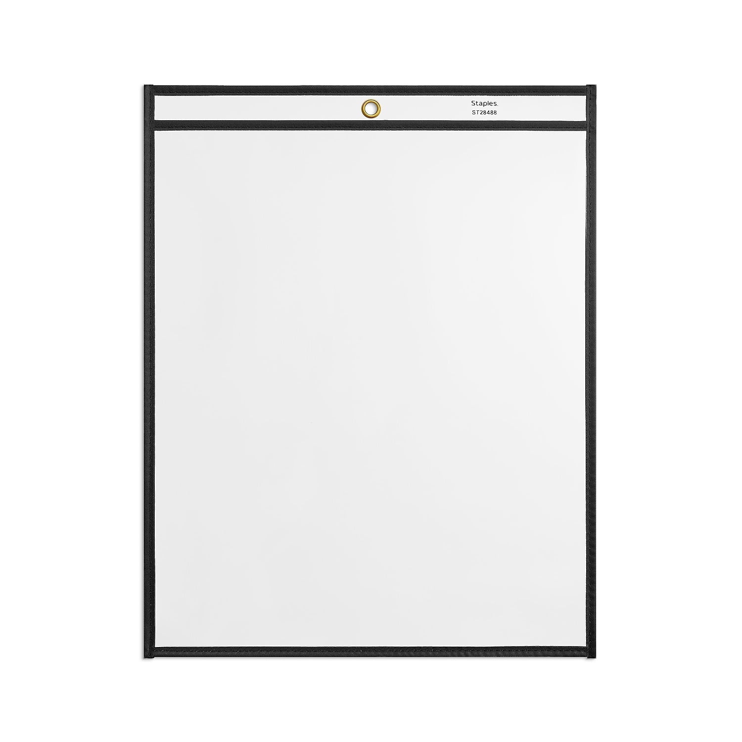 Staples Heavy Weight Shop Ticket Holders 11" x 14" Clear 50/Carton ...