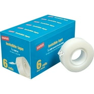 Universal Invisible Tape, 3/4" x 1000", 1 Core, 12/Pack -UNV83412 ...