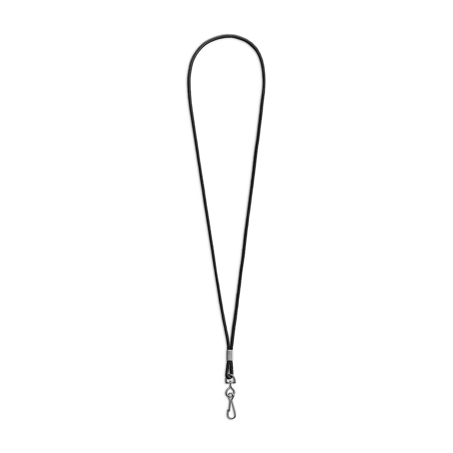 Staples 36" Metal Strap Lanyards for ID-Badge Holders, Black 12/Pack ...