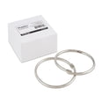 Staples Loose Leaf Book Rings 3" Silver 30/Carton ST44417/44417VS ...