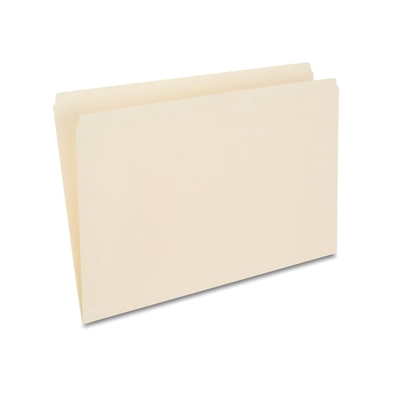 STAPLES Manila File Folders, Legal Size, Straight-Cut Single Tab ...