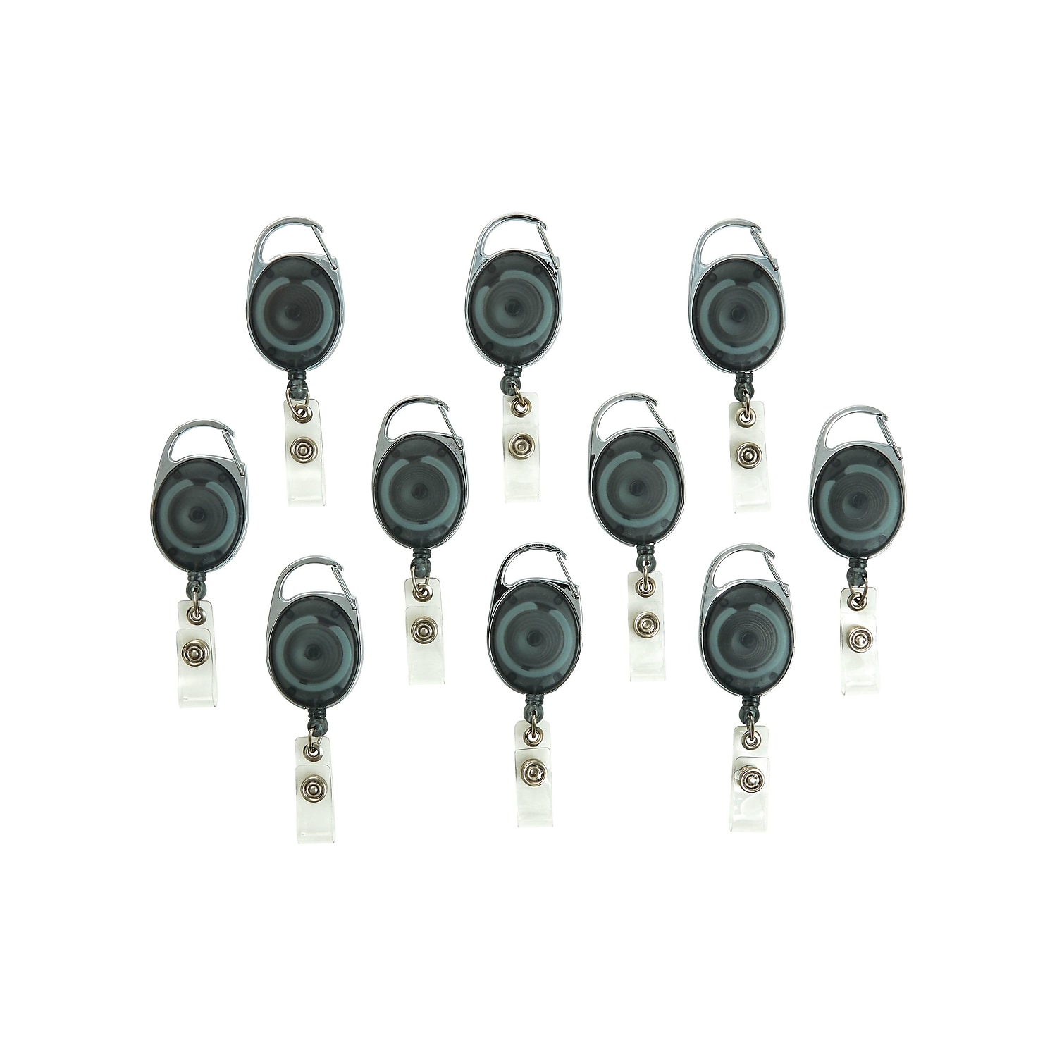 Staples Carabiner Badge Reels for office ID badges and keys - Walmart ...