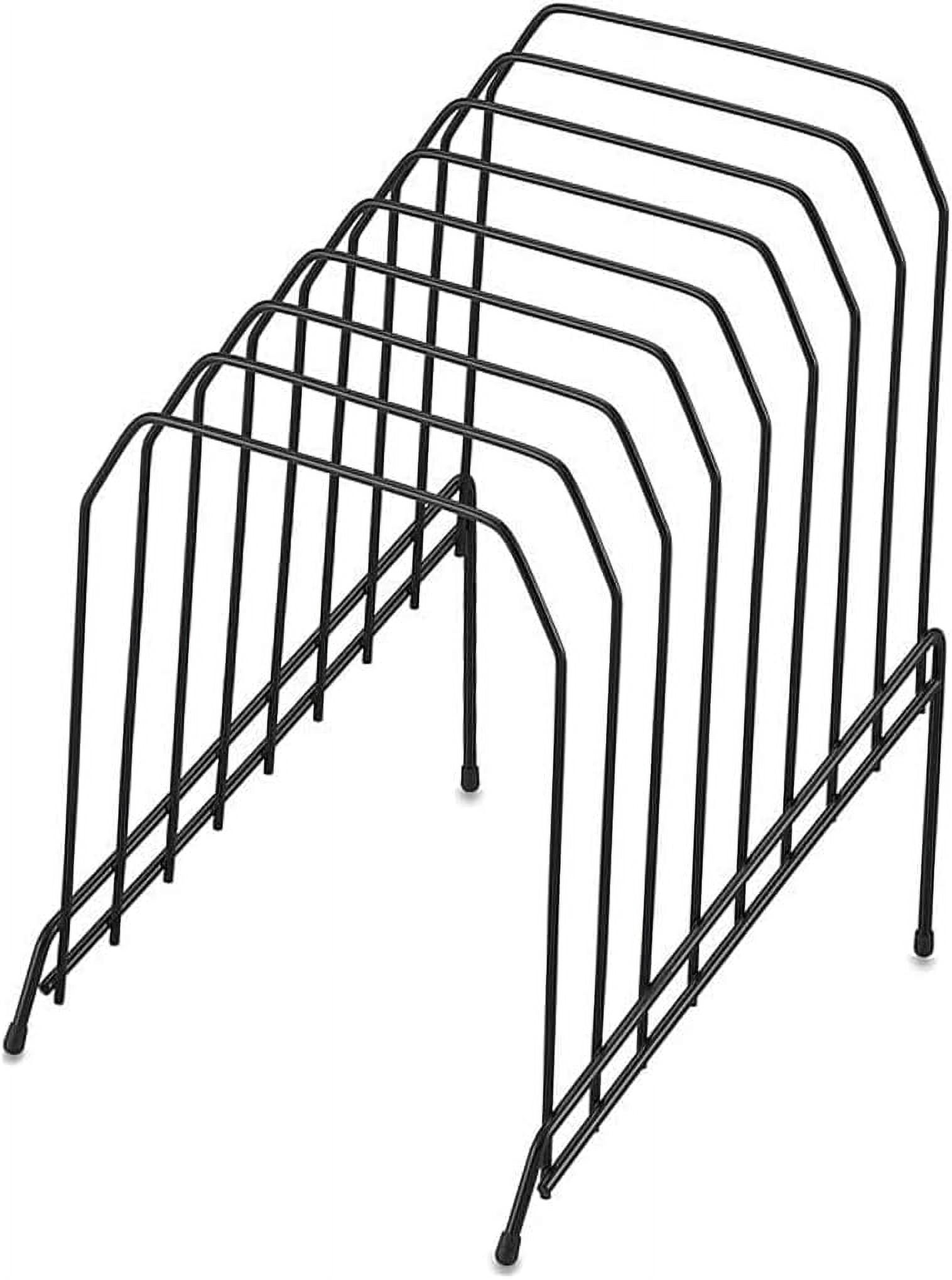 Staples; Metal Incline Desktop File Sorter, 8 Compartments, Black ...