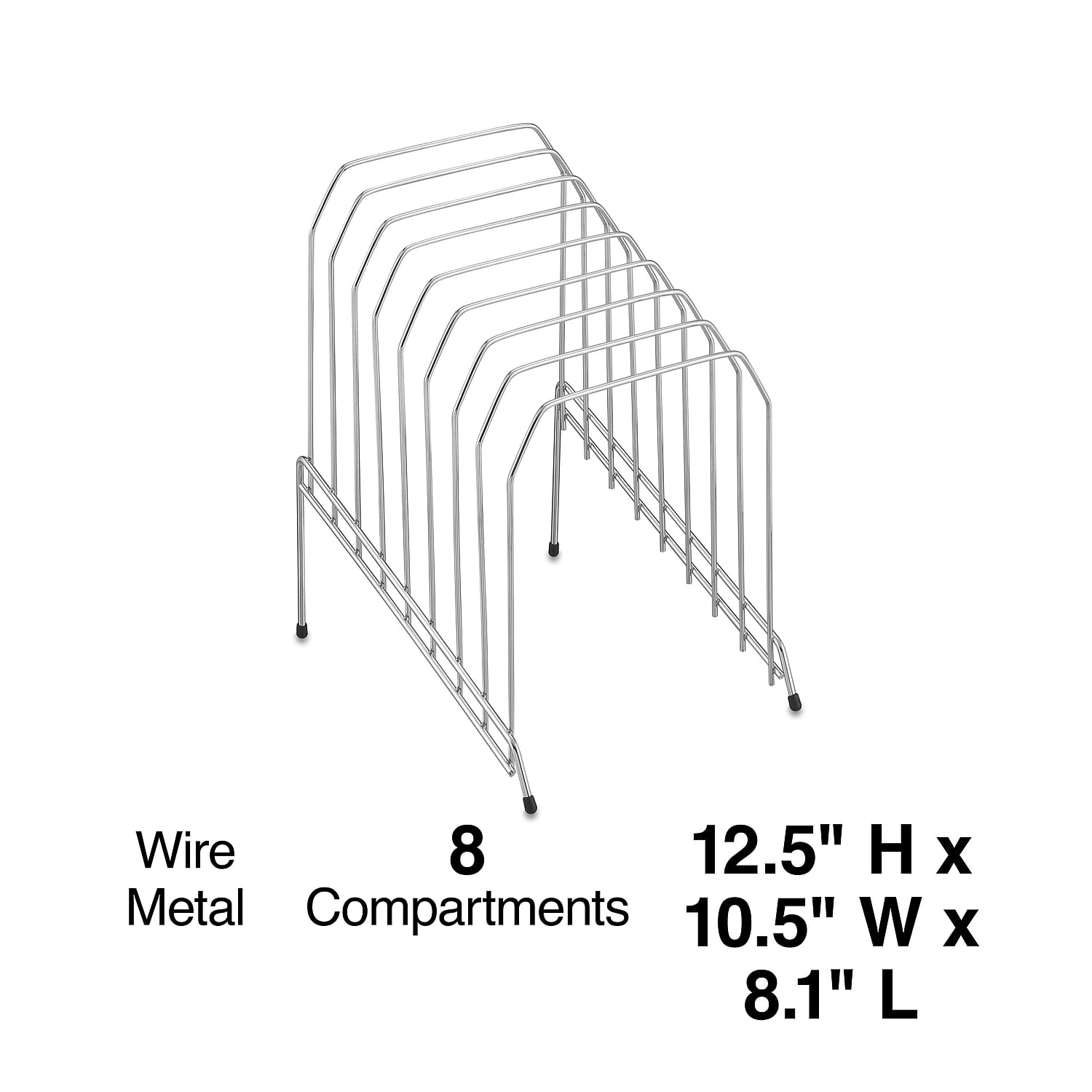 Staples Metal Incline Sorter Chrome 2/Pack ST10853-CCVS - Walmart.com