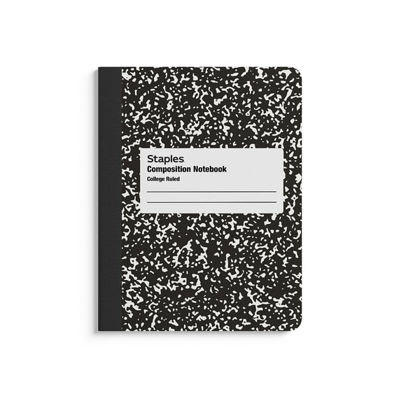 Staples Mini Composition Notebook 3.25" x 4.5" College Ruled 80 Sheets ...