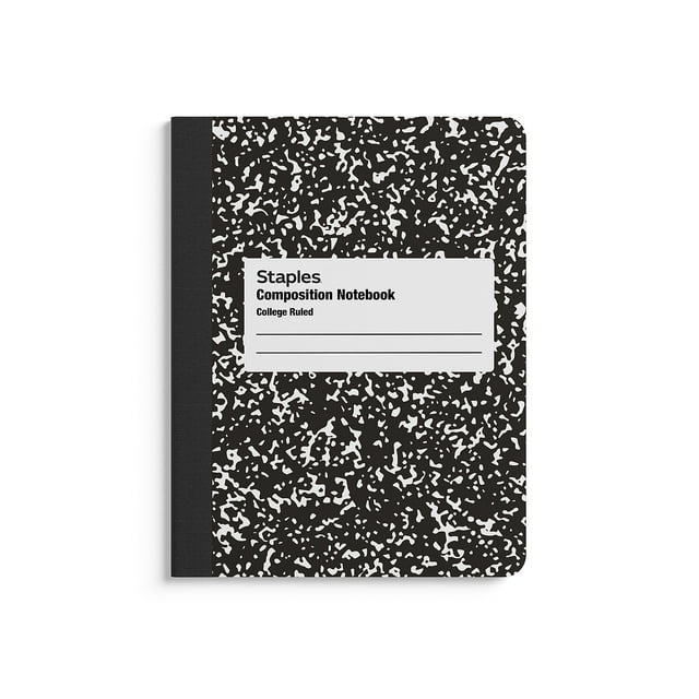 Staples Mini Composition Notebook 3.25" x 4.5" College Ruled 80 Sheets ...
